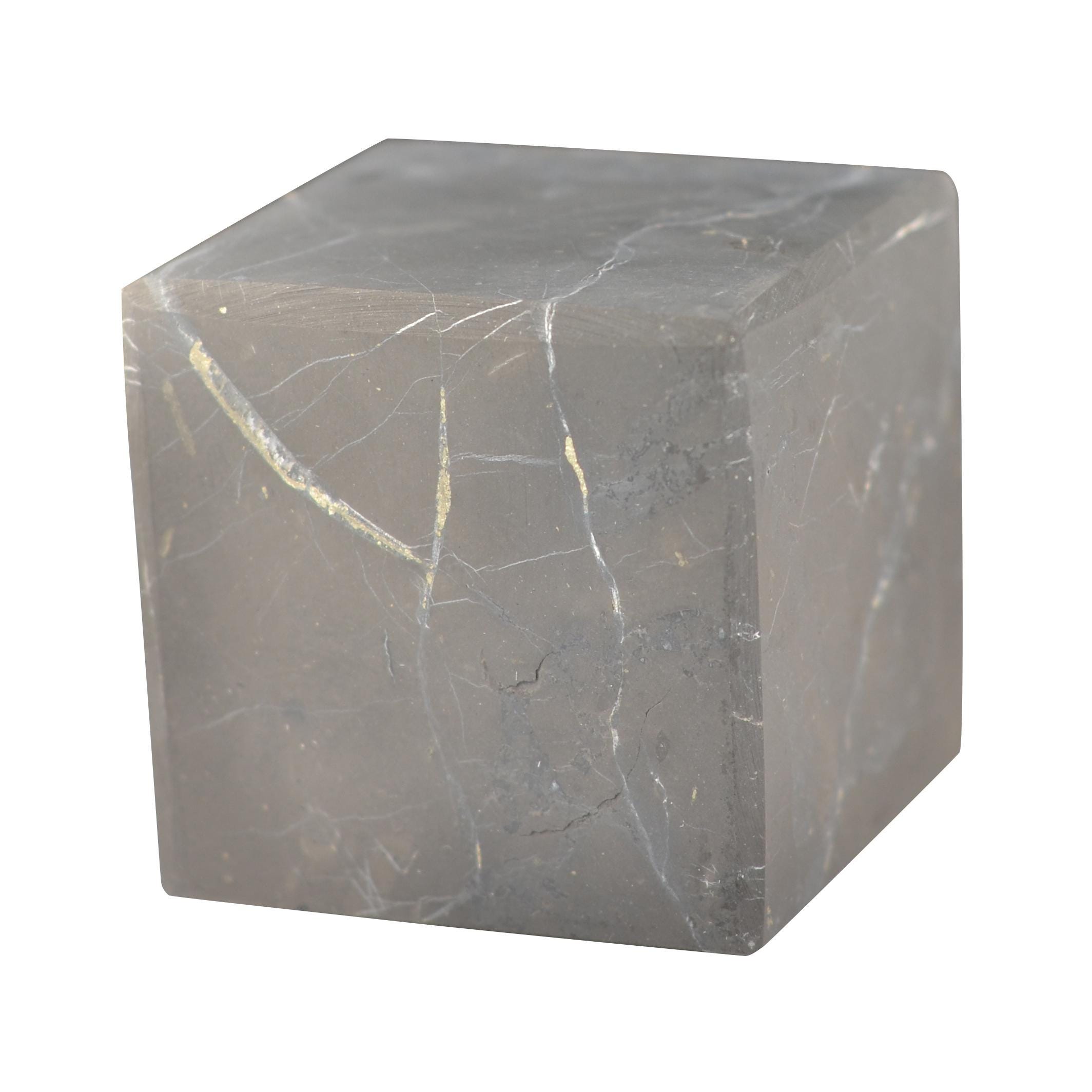 Authentic Shungite Cube EMF Protection Crystal Healing Energy Stone ...