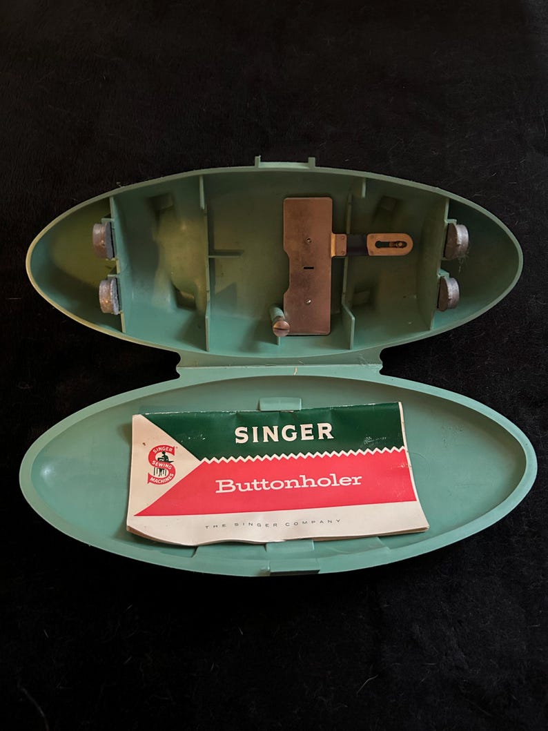Vintage 1960 Singer Button Sewing Machine - Etsy