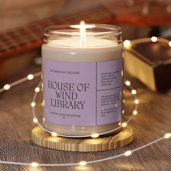 Library Candle - Etsy