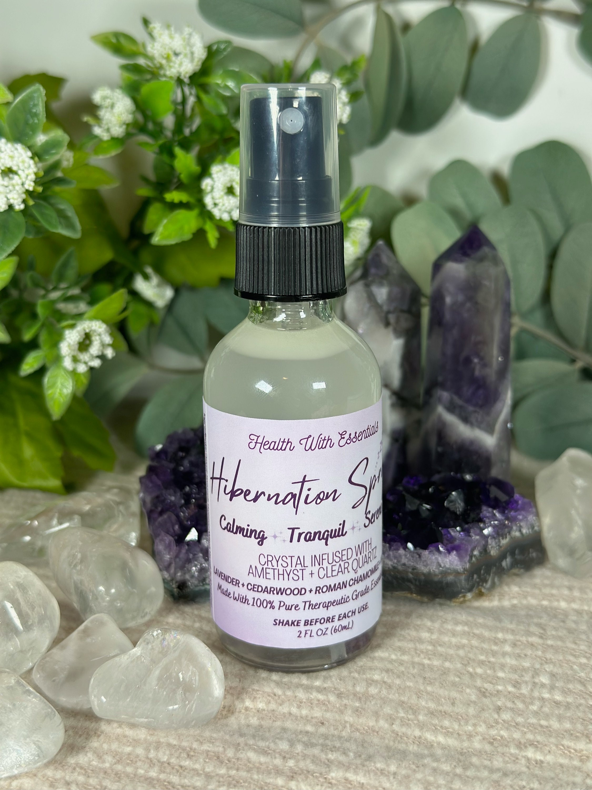 Hibernation Spray, Crystal Infused, Sleep Spray, Pillow Spray ...