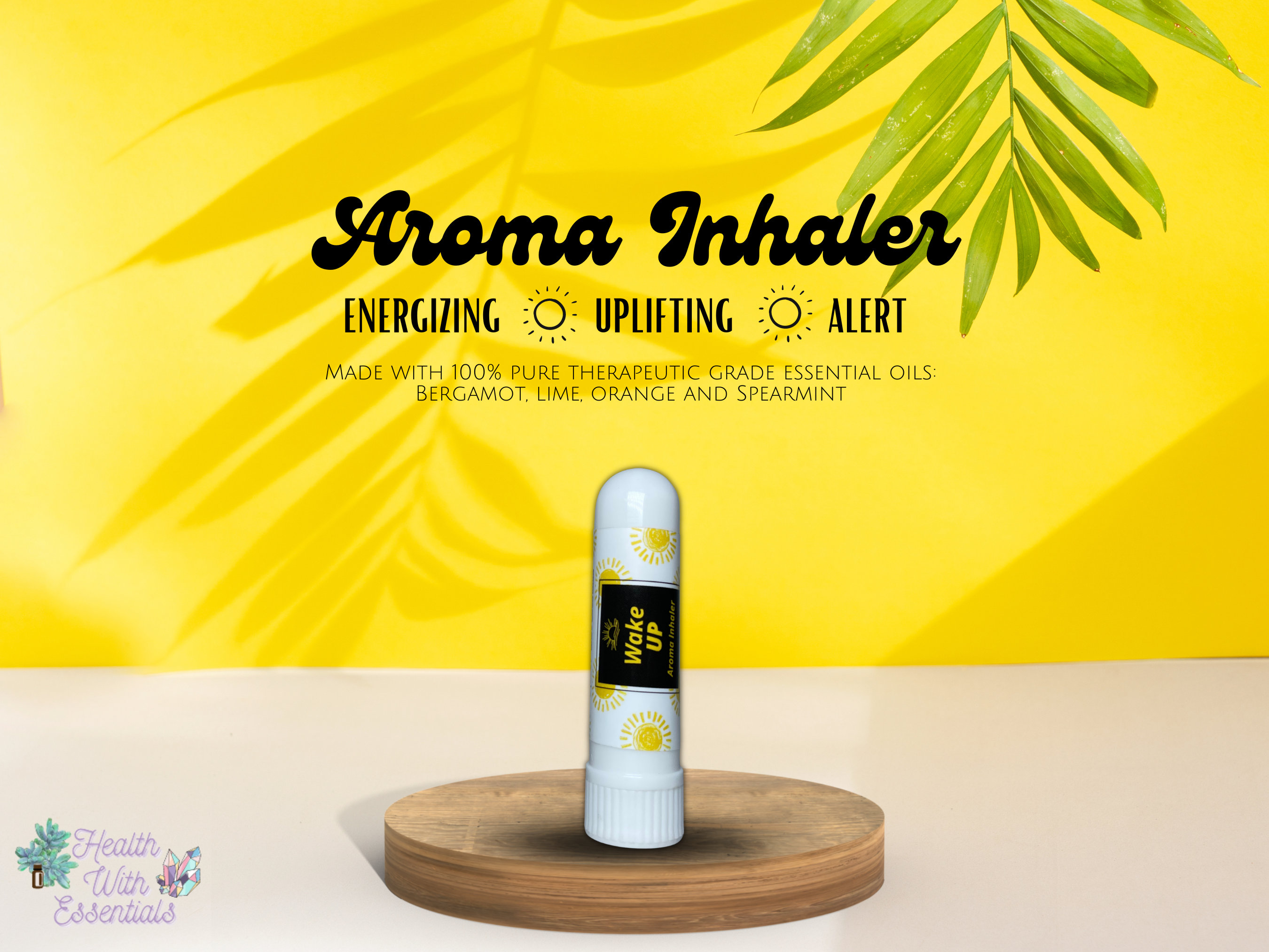 Energizing Aromatherapy Inhaler, Aroma Inhaler, Essential Oil Inhaler ...