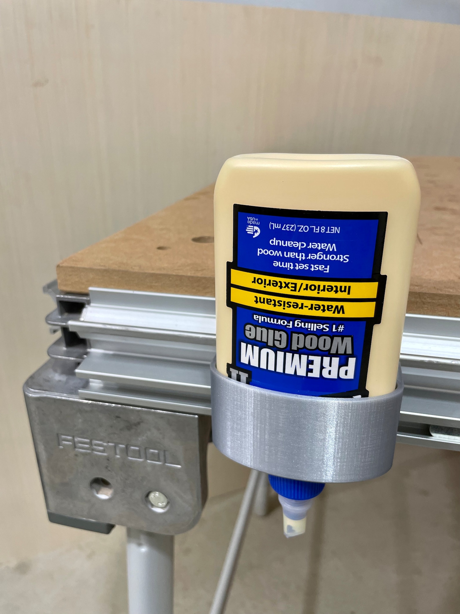 8 Oz. Titebond Glue Bottle Holder for Festool MFT/3 Table - Above Table ...