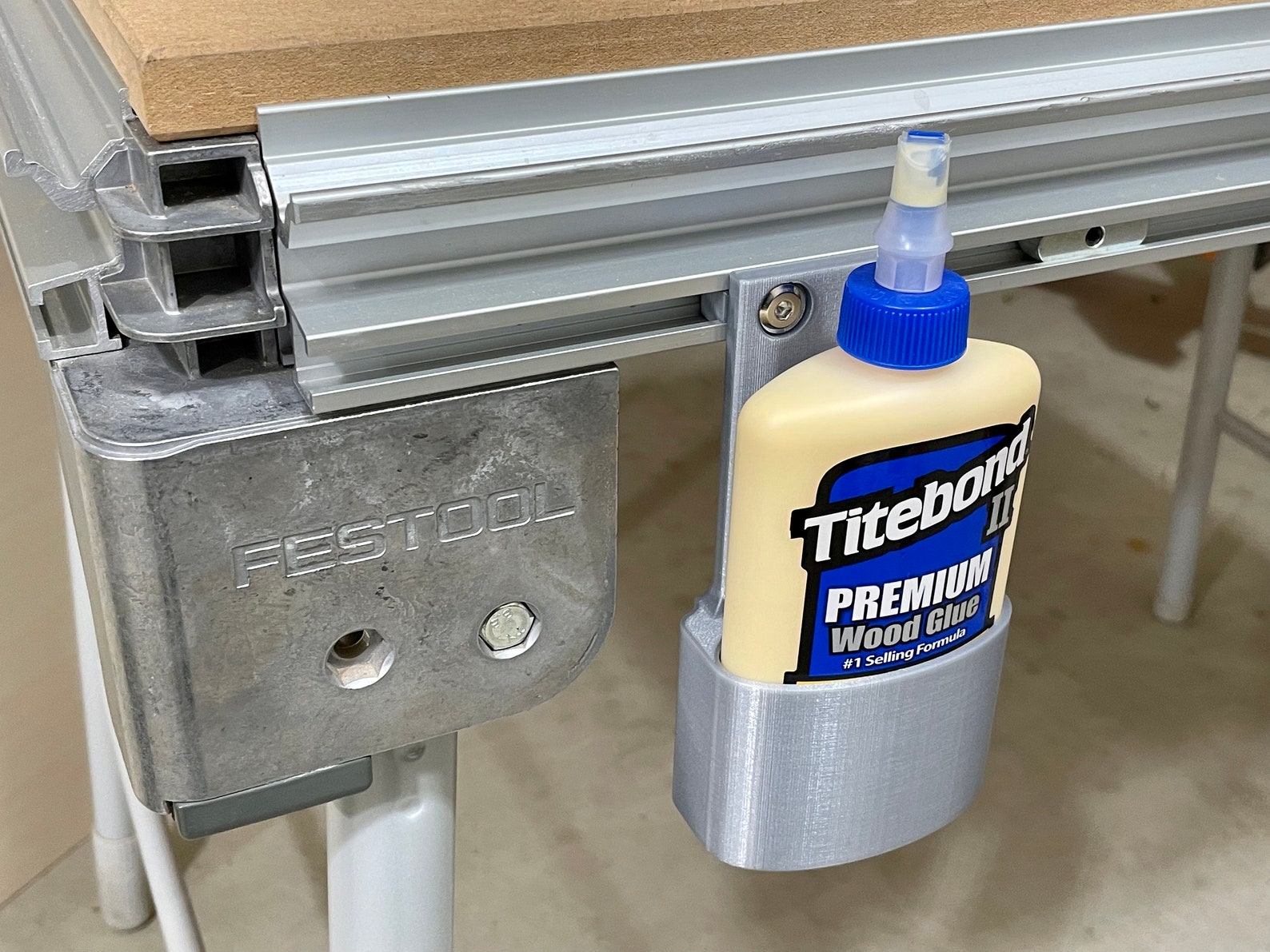 8 Oz. Titebond Glue Bottle Holder for Festool MFT/3 Table - Below Table ...