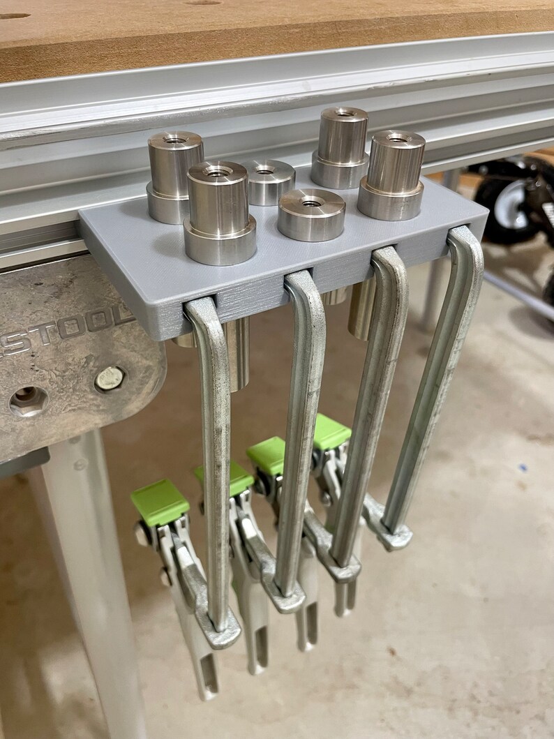 Festool Bench Dog X6 and Quick Clamp Holder X4 for MFT/3 Table or Wall ...