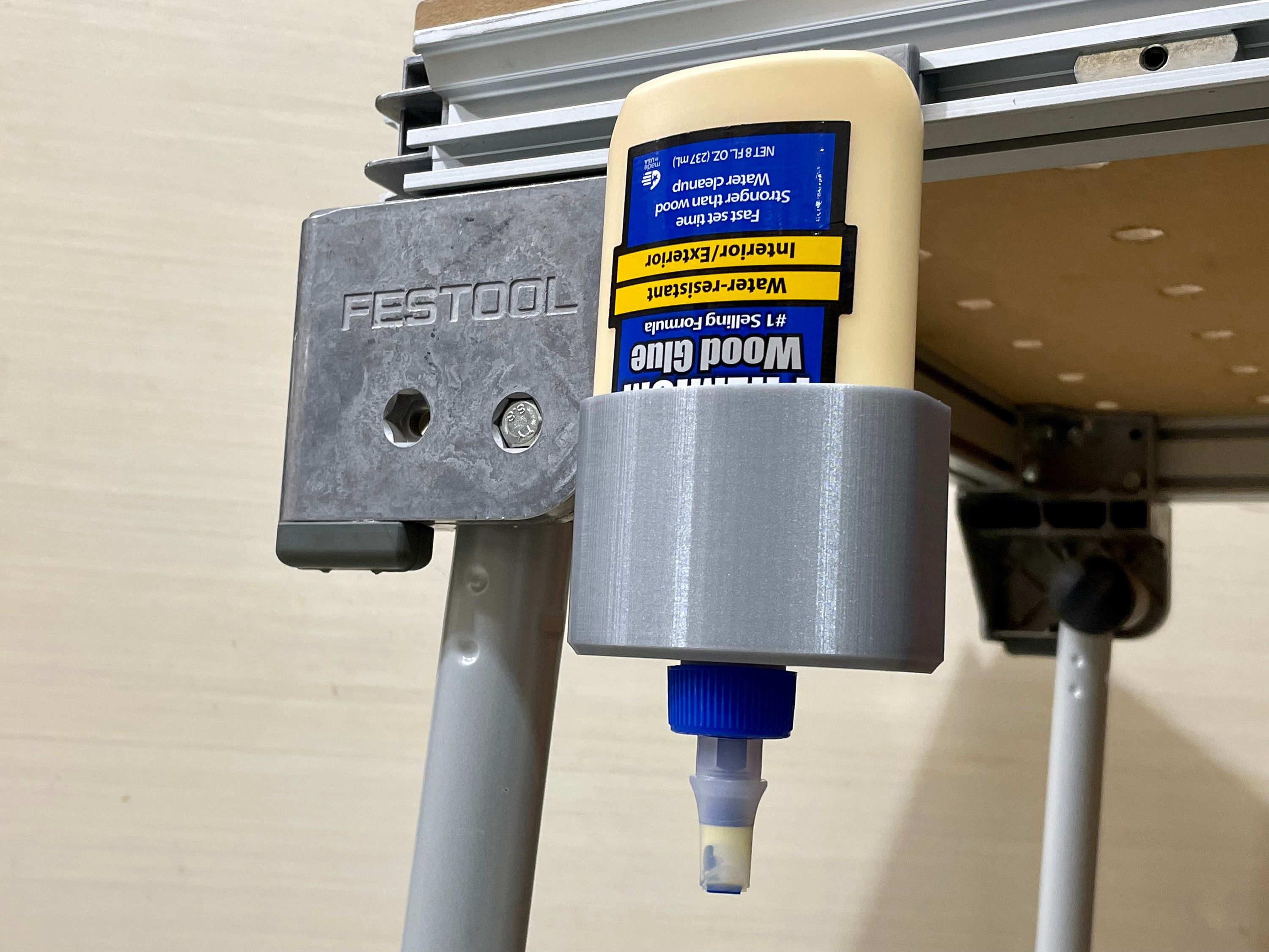 8 Oz. Titebond Glue Bottle Holder for Festool MFT/3 Table - Below Table ...