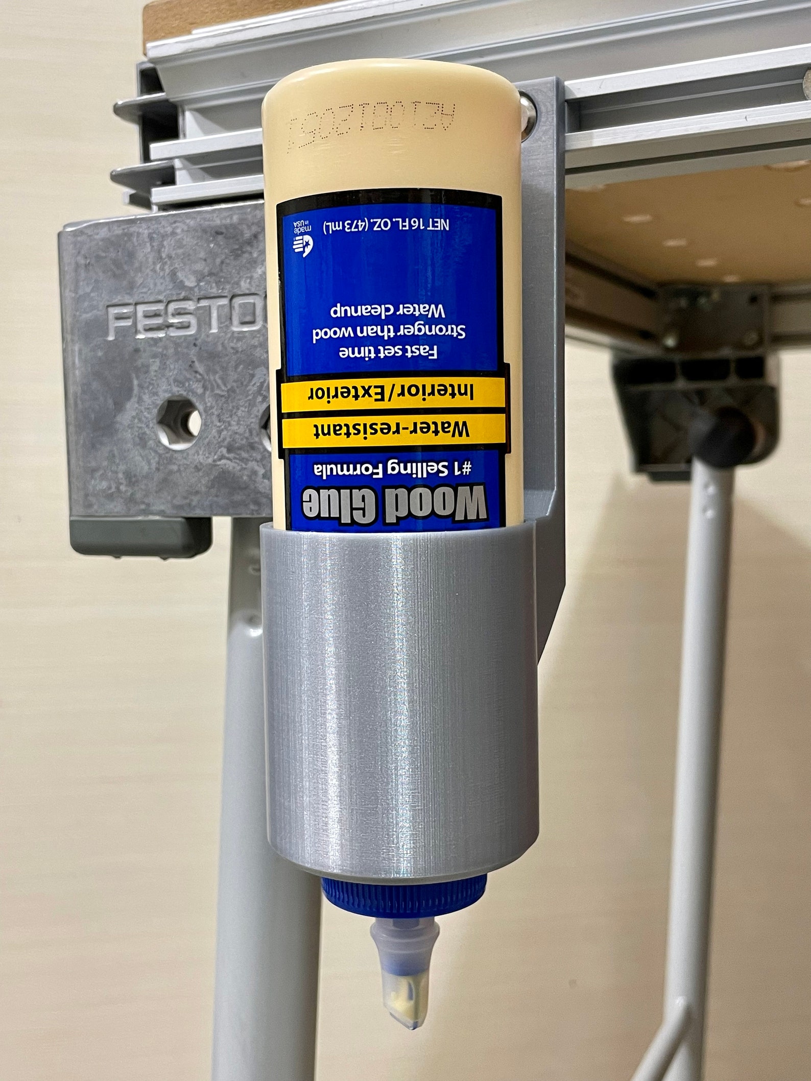 16 Oz. Titebond Glue Bottle Holder for Festool MFT/3 Table - Below ...