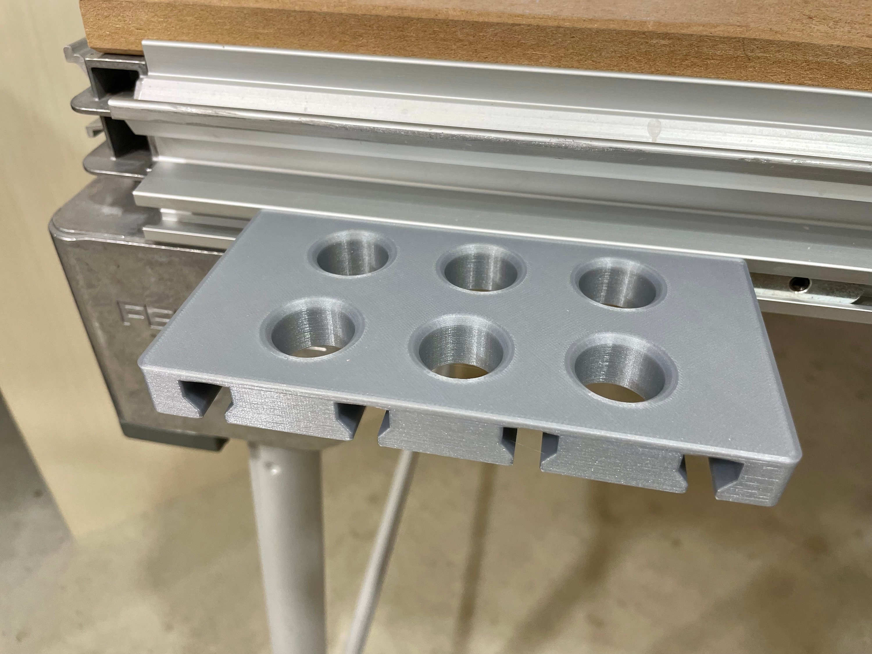 Festool Bench Dog X6 and Quick Clamp Holder X4 for MFT/3 Table or Wall ...