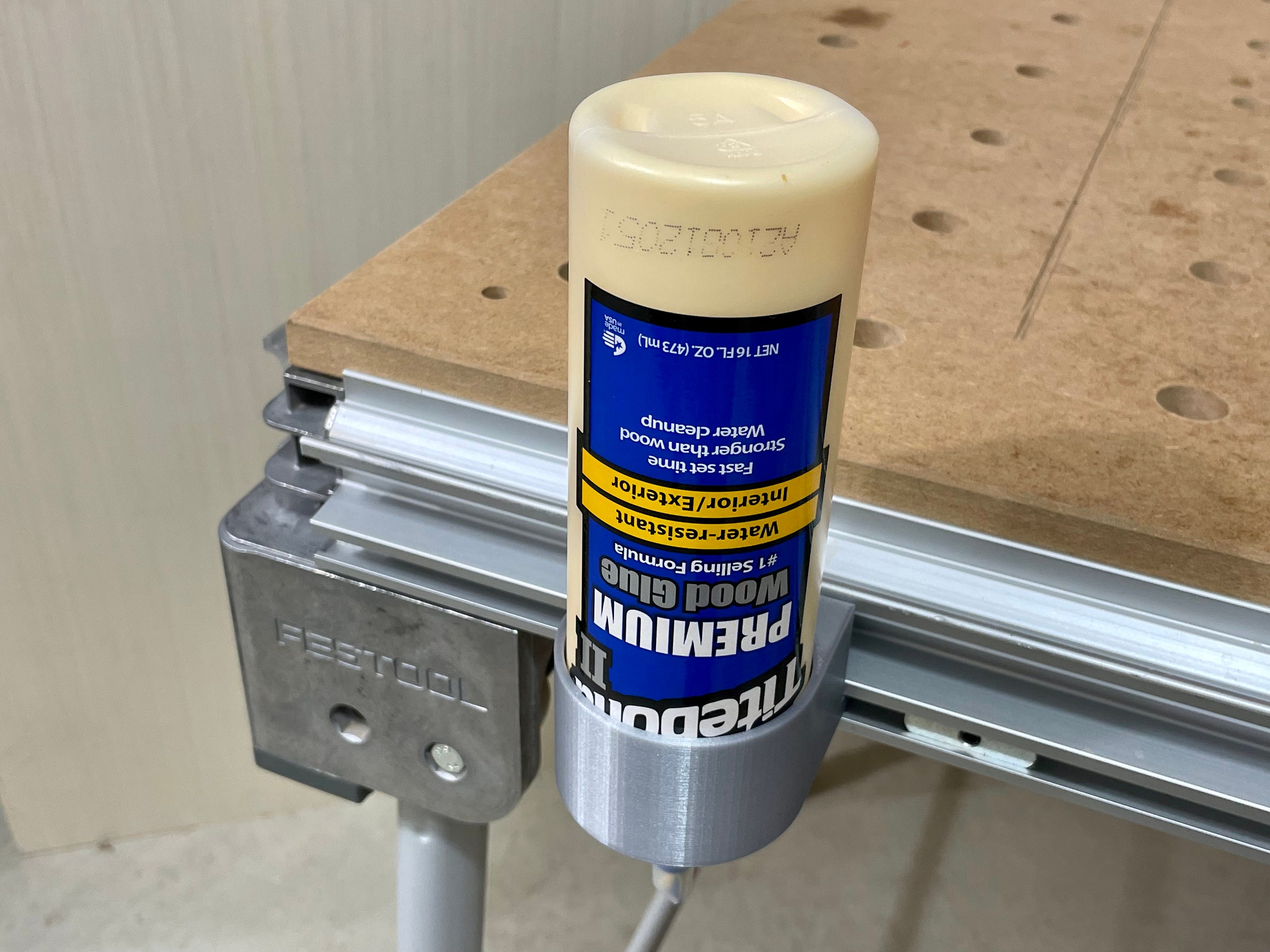 16 Oz. Titebond Glue Bottle Holder for Festool MFT/3 Table - Above ...
