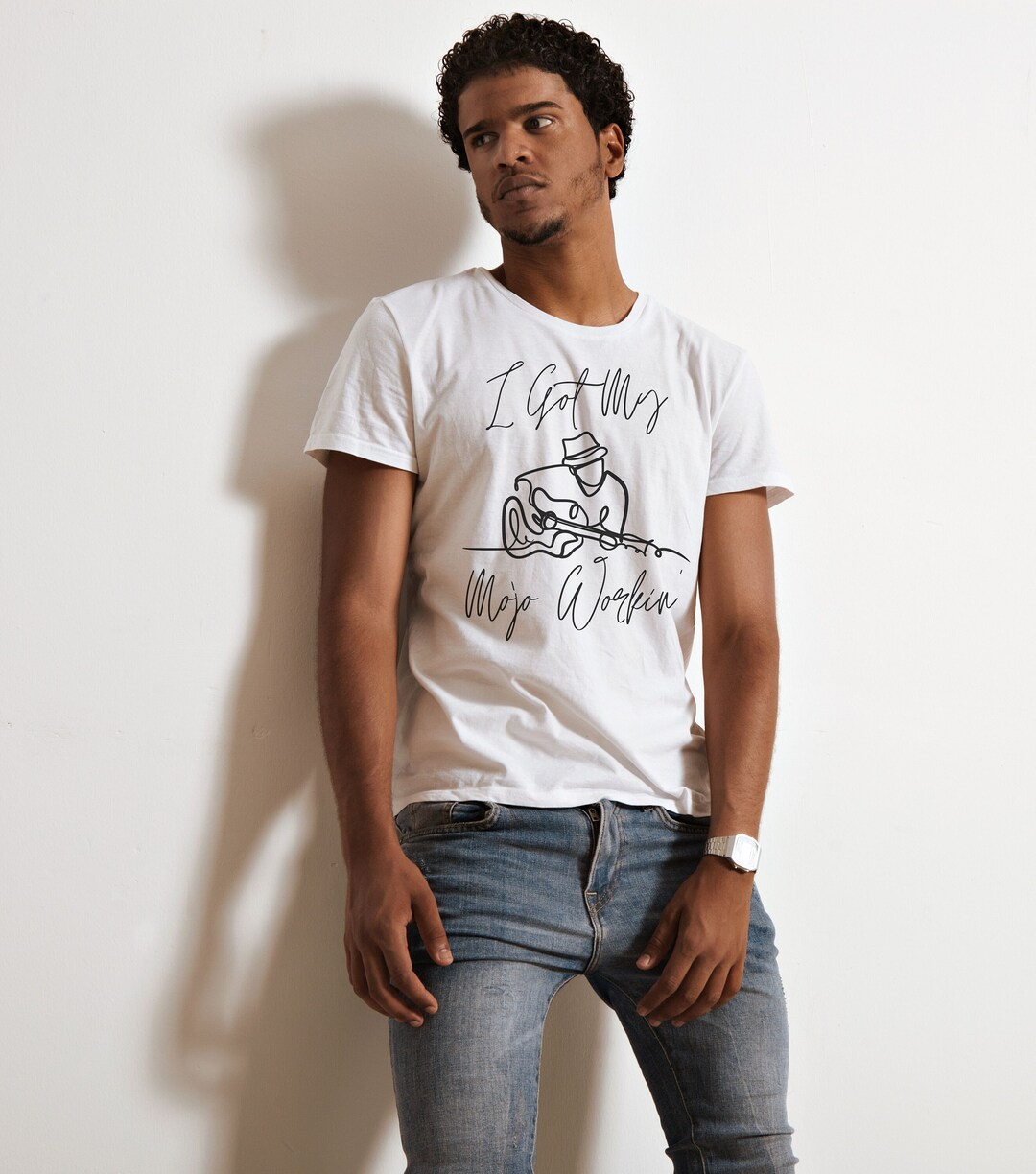 Blues Guitar I've Got My Mojo Working T-shirt, Shirt for Blues Music ...
