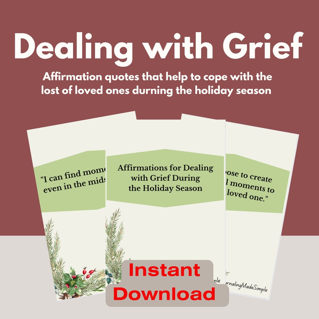 Dealing With Grief | Holiday Edition | Getting Through Grief During the ...