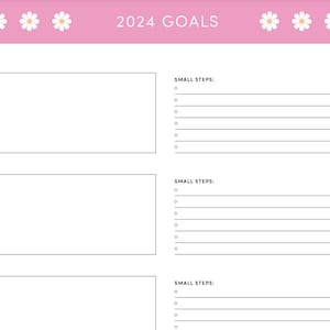 2025 Goal Tracking Bundle, 2025 New Year's Resolutions Bundle, 2025 ...