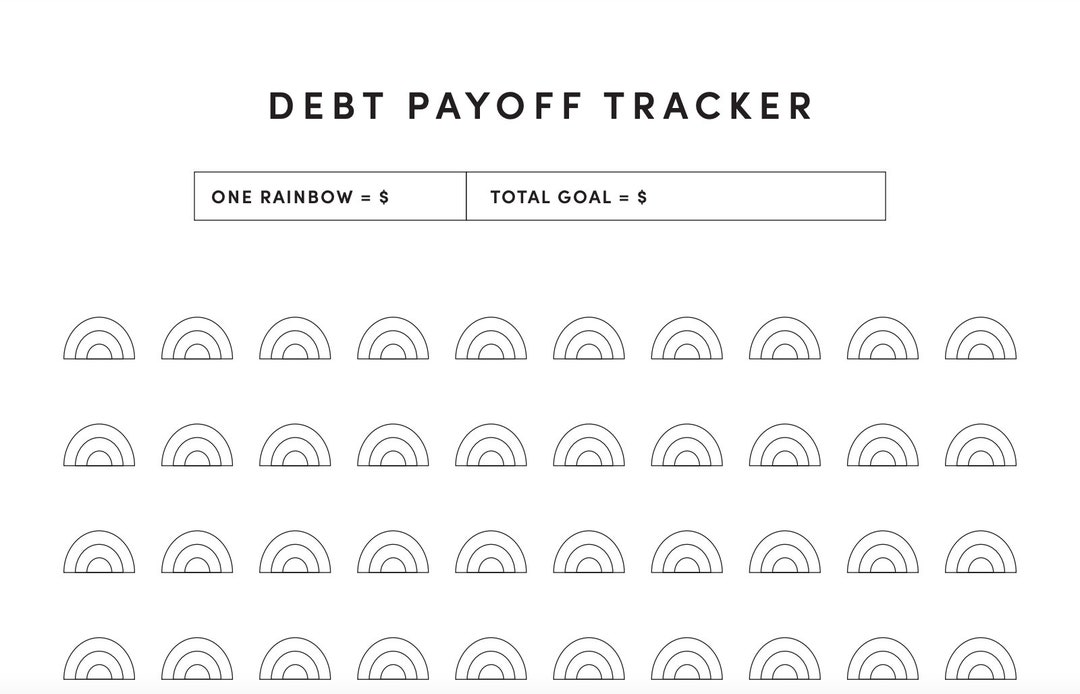 Debt Payoff Tracker Printable - Etsy