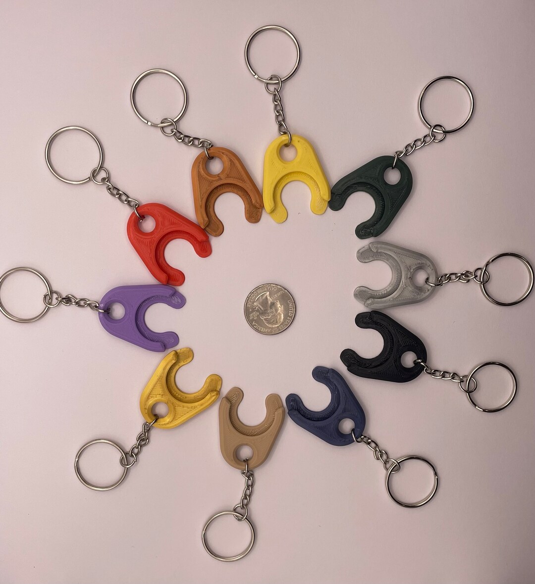 3D Printed Aldi Quarter Keeper Keychain Never Be Without - Etsy