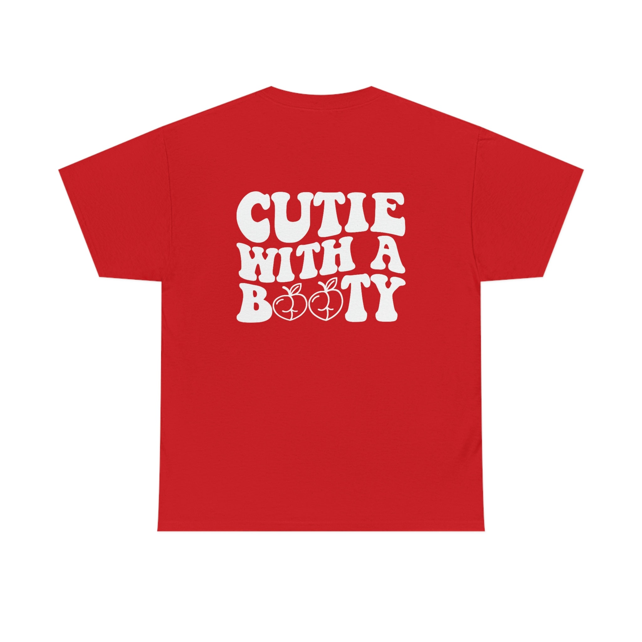 Cutie With A Booty Shirt Heavy Lifting Shirt Peach Butt - Etsy