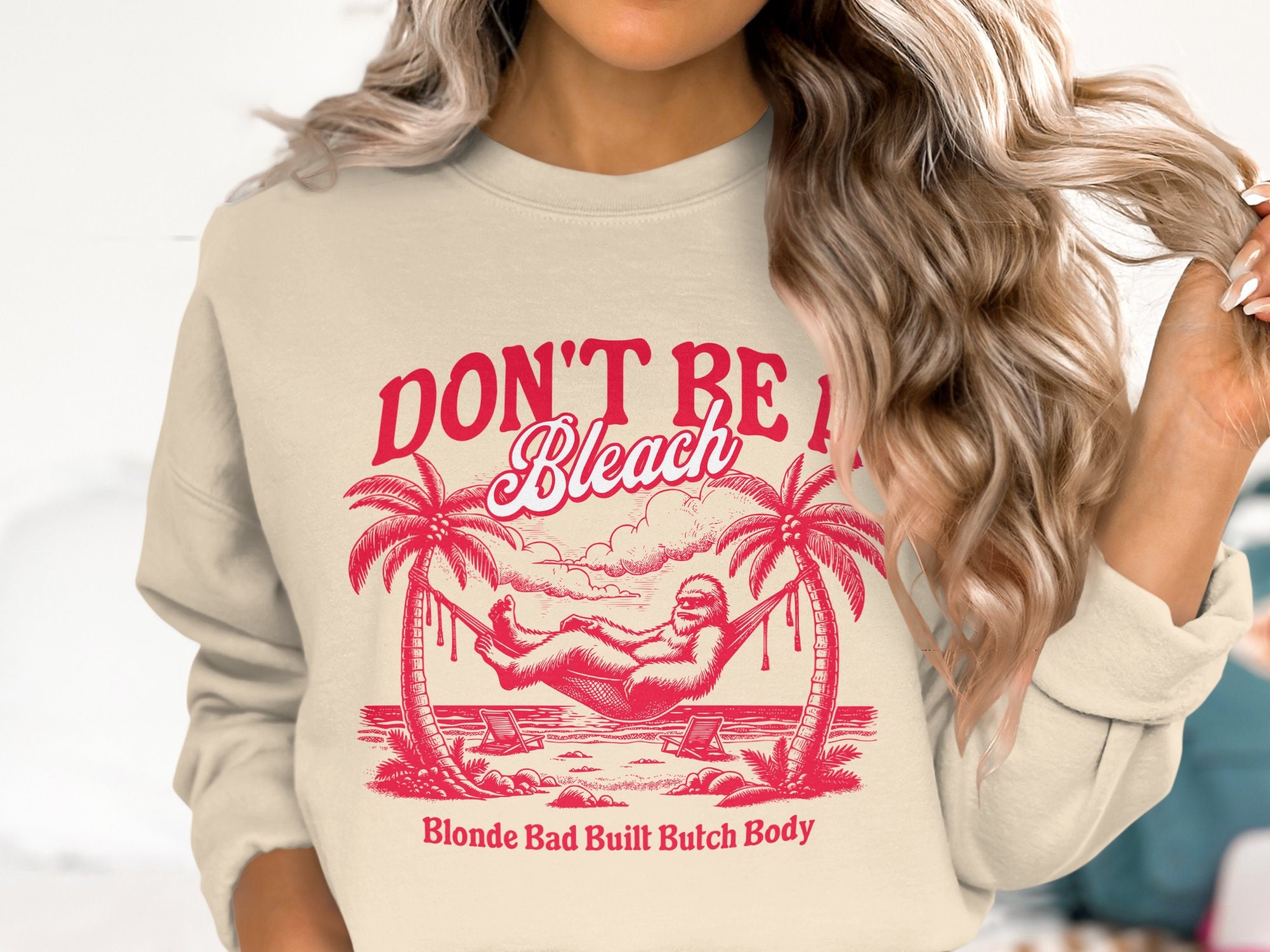 Bleach Blonde Bad Built Butch Body MTG Crockett Y2K Meme Shirt, Summer ...