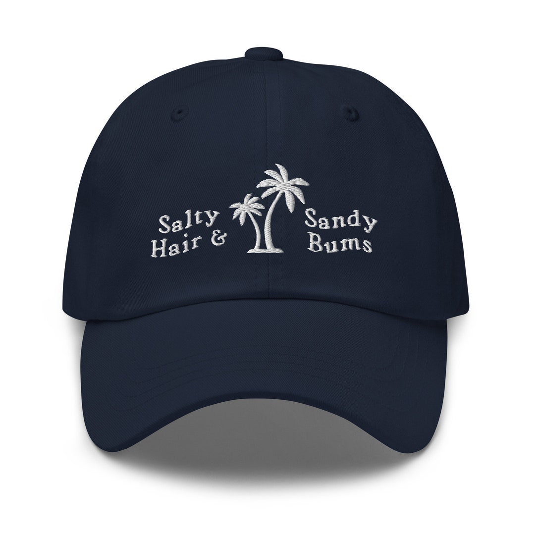 Salty Hair & Sandy Bums Embroidered Hat, Embroidery, Womens Hats, Best ...