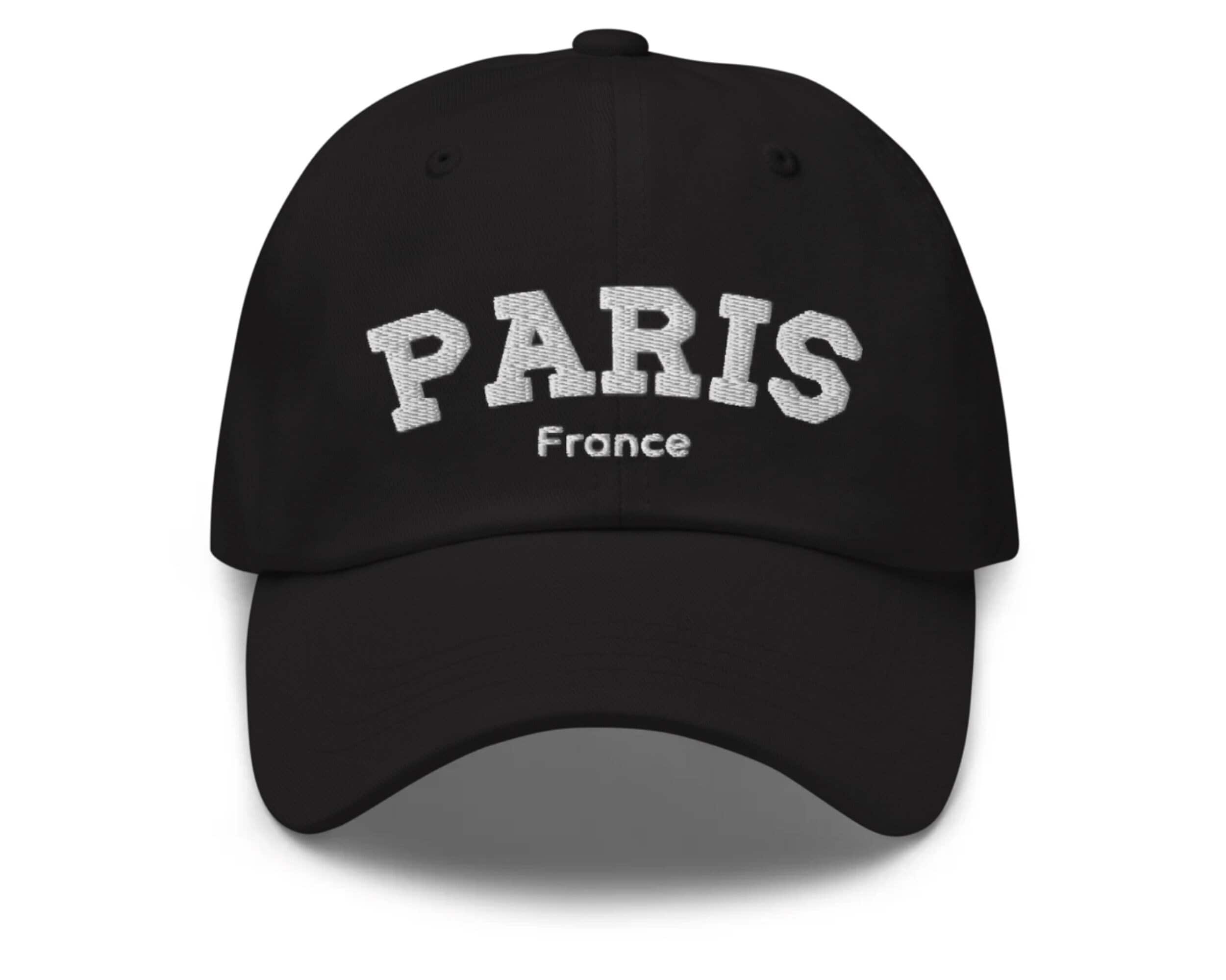 Paris Embroidered Hat, Embroidery, Paris France Baseball Cap, Womens ...