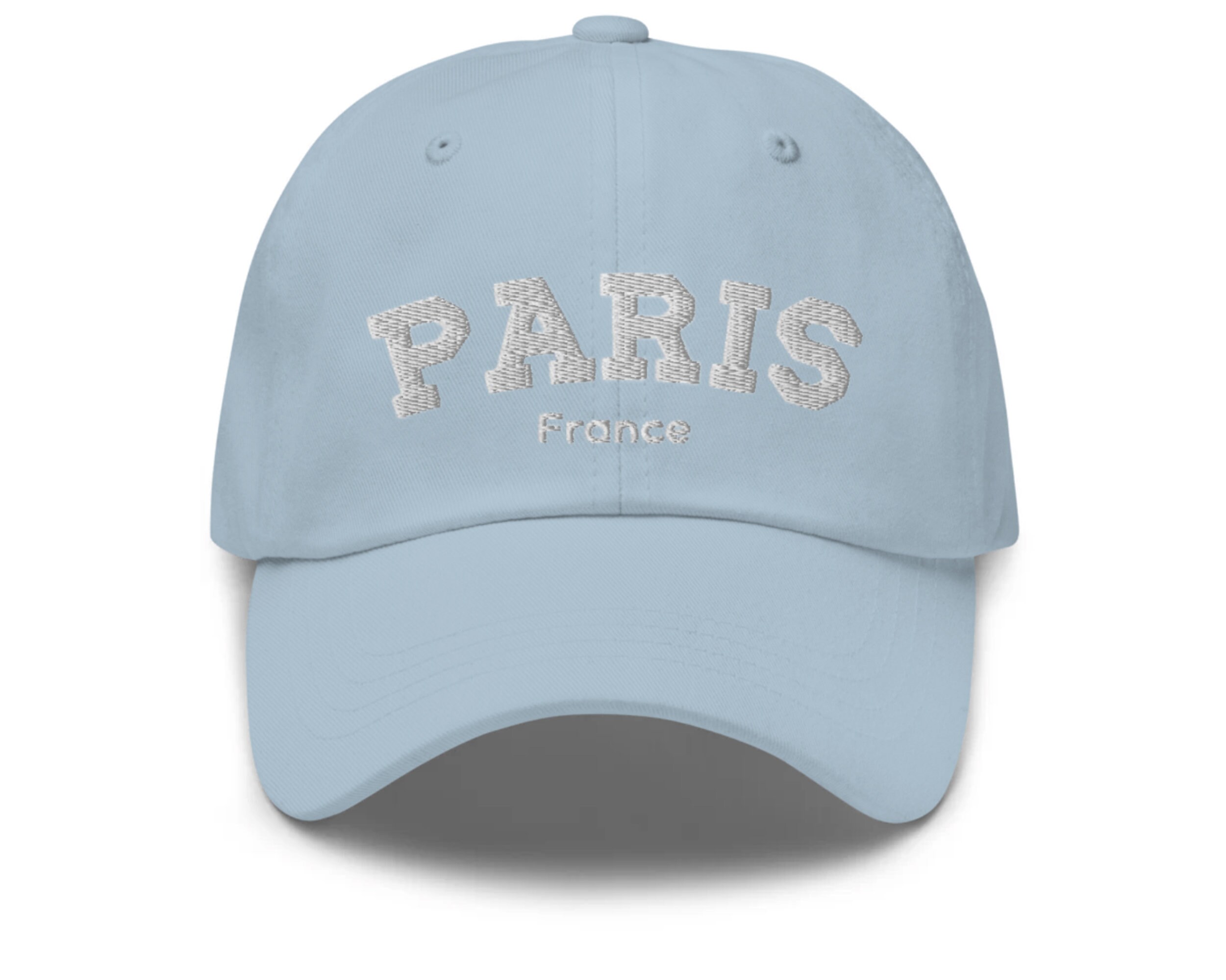 Paris Embroidered Hat, Embroidery, Paris France Baseball Cap, Womens ...
