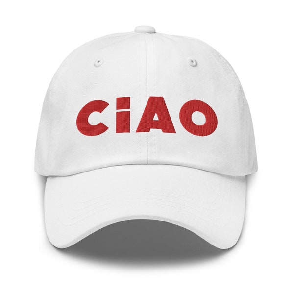 Embroidered Ciao Hat - Etsy