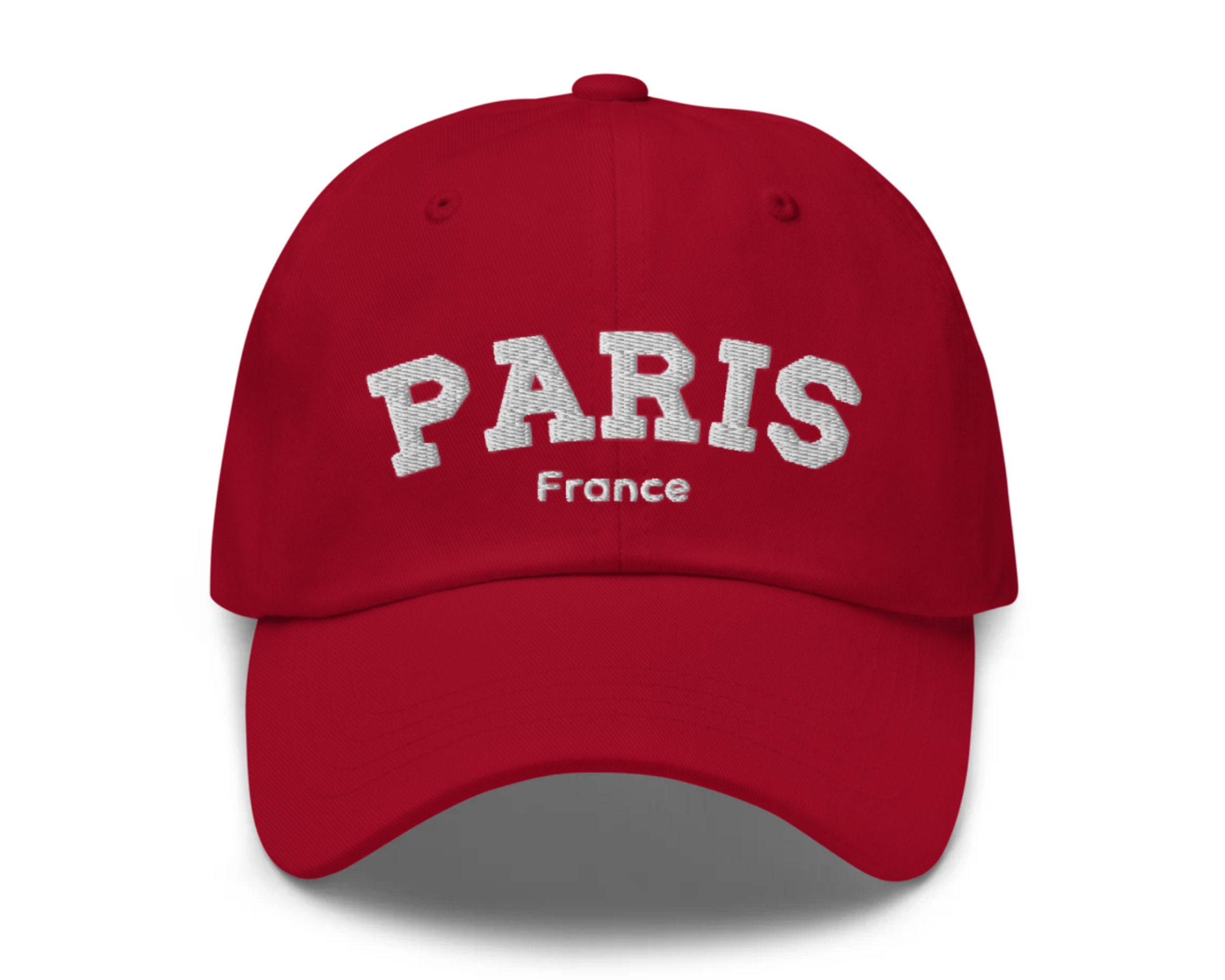 Paris Embroidered Hat, Embroidery, Paris France Baseball Cap, Womens ...