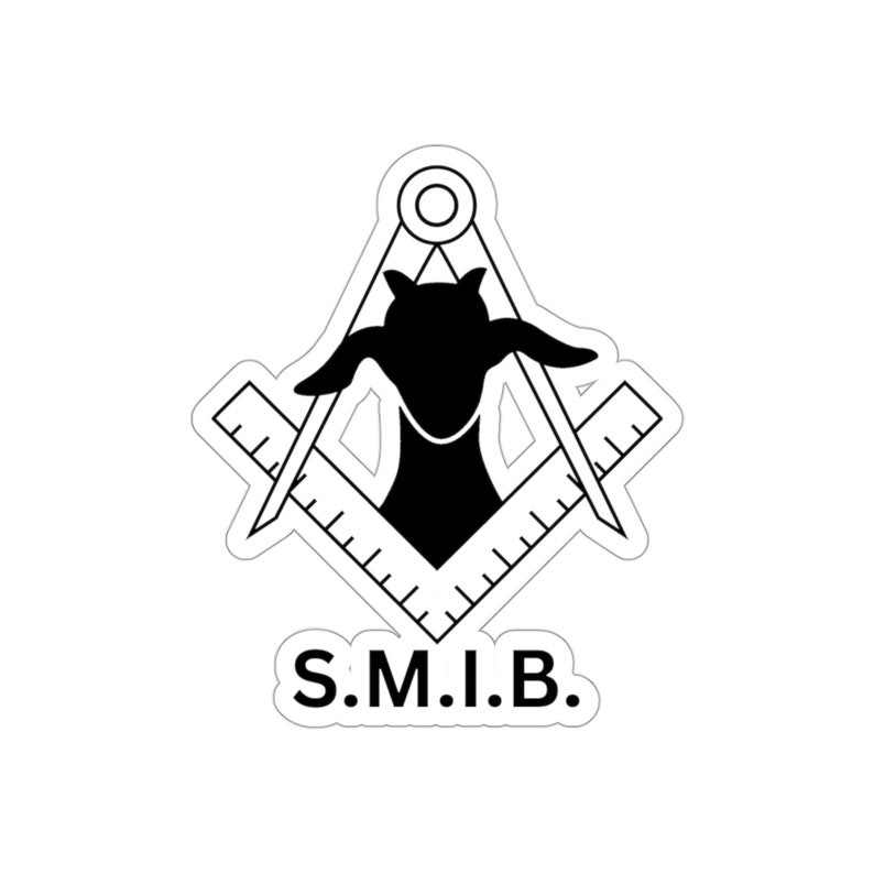 Masonic Goat SMIB Sticker - Etsy