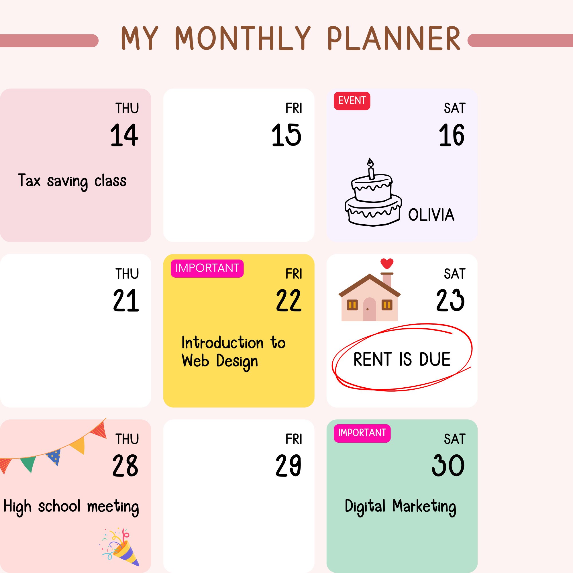 Handwritten Font Digital Planner Font Goodnotes Font Font Bundle Cute ...