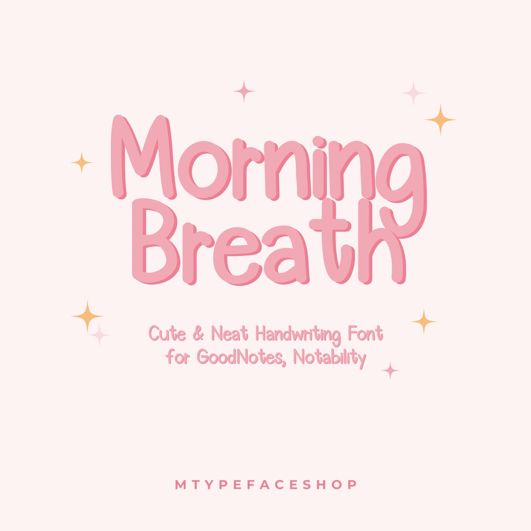 Handwritten Font Digital Planner Font Goodnotes Font Font Bundle Cute ...