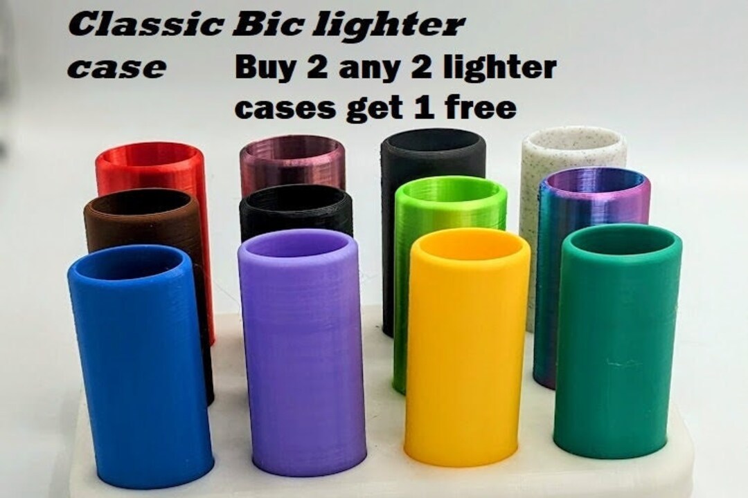 Bic Classic Lighter Cased/ Lighter Keychain Case / Lighter Sleeve ...