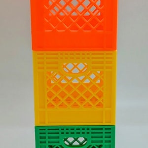 Stackable Mini Milk Crates/desktop Organization / Organizer - Etsy