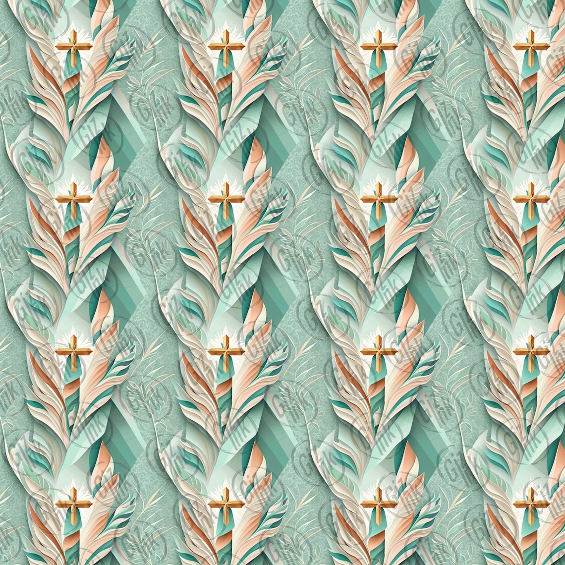 120 Christian Themed Pack 5 Digital Paper - Seamless Textures ...