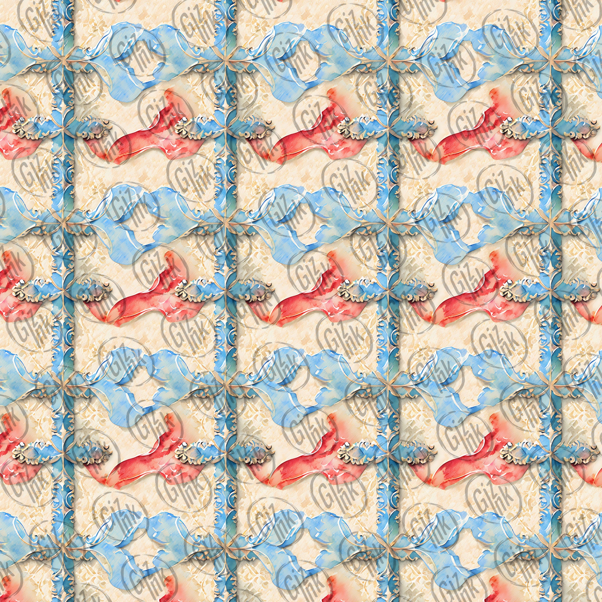 120 Vintage Religious Digital Paper - Seamless Textures, Printable ...