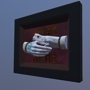 3D Printed Trust None Frame - Etsy