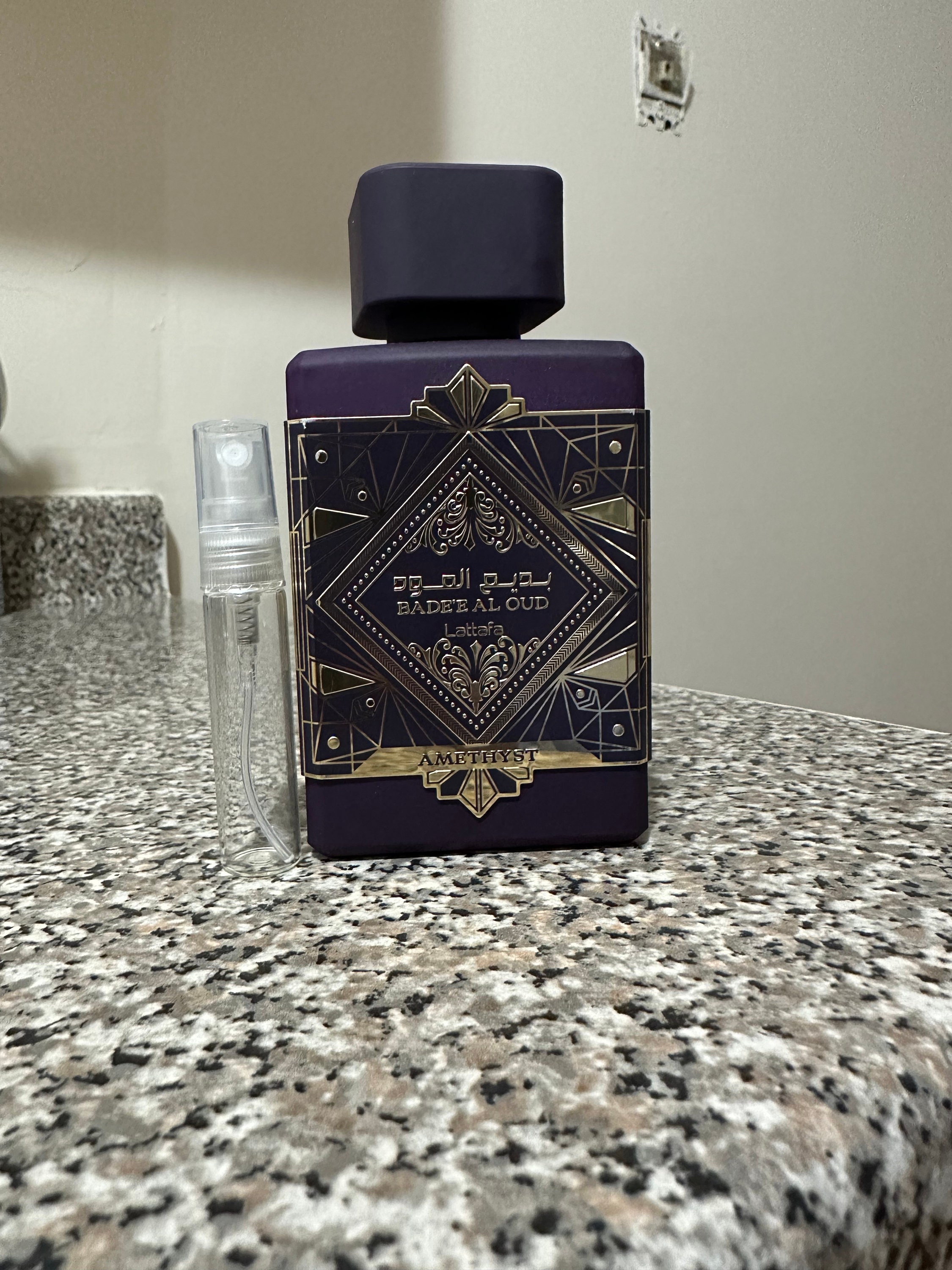 Badee Al Oud Amethyst Lattafa 5 ML Sample Only - Etsy