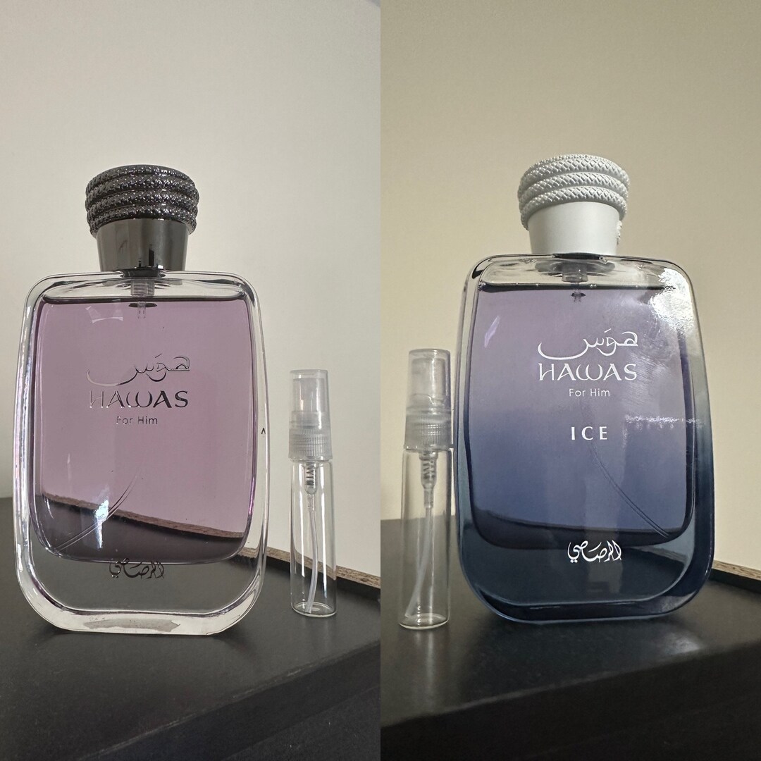 Rasasi Hawas & Hawas Ice Bundle Set of 5 ML Sample Only - Etsy