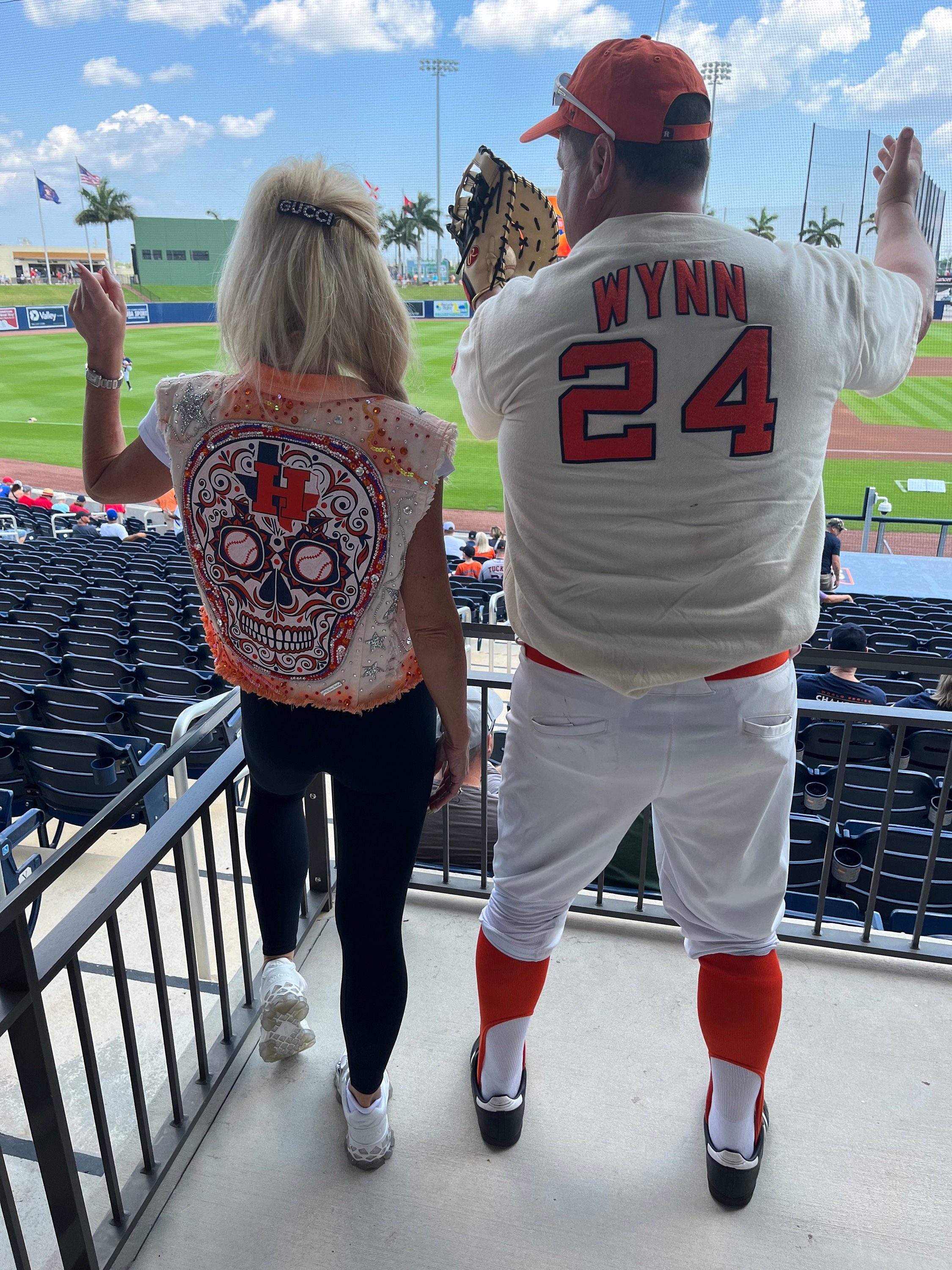 Houston Astros Baseball Ready to Reign Vest Rhinestone Skull Candy - Etsy