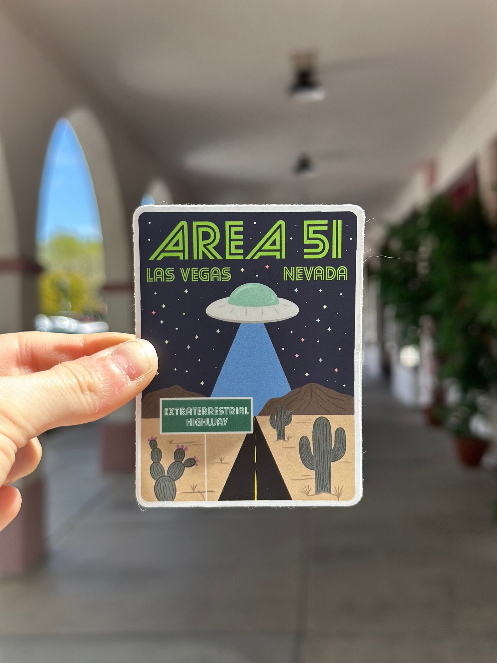 Area 51 Sticker Decal | Las Vegas Nevada | Extraterrestrial Highway 375 ...