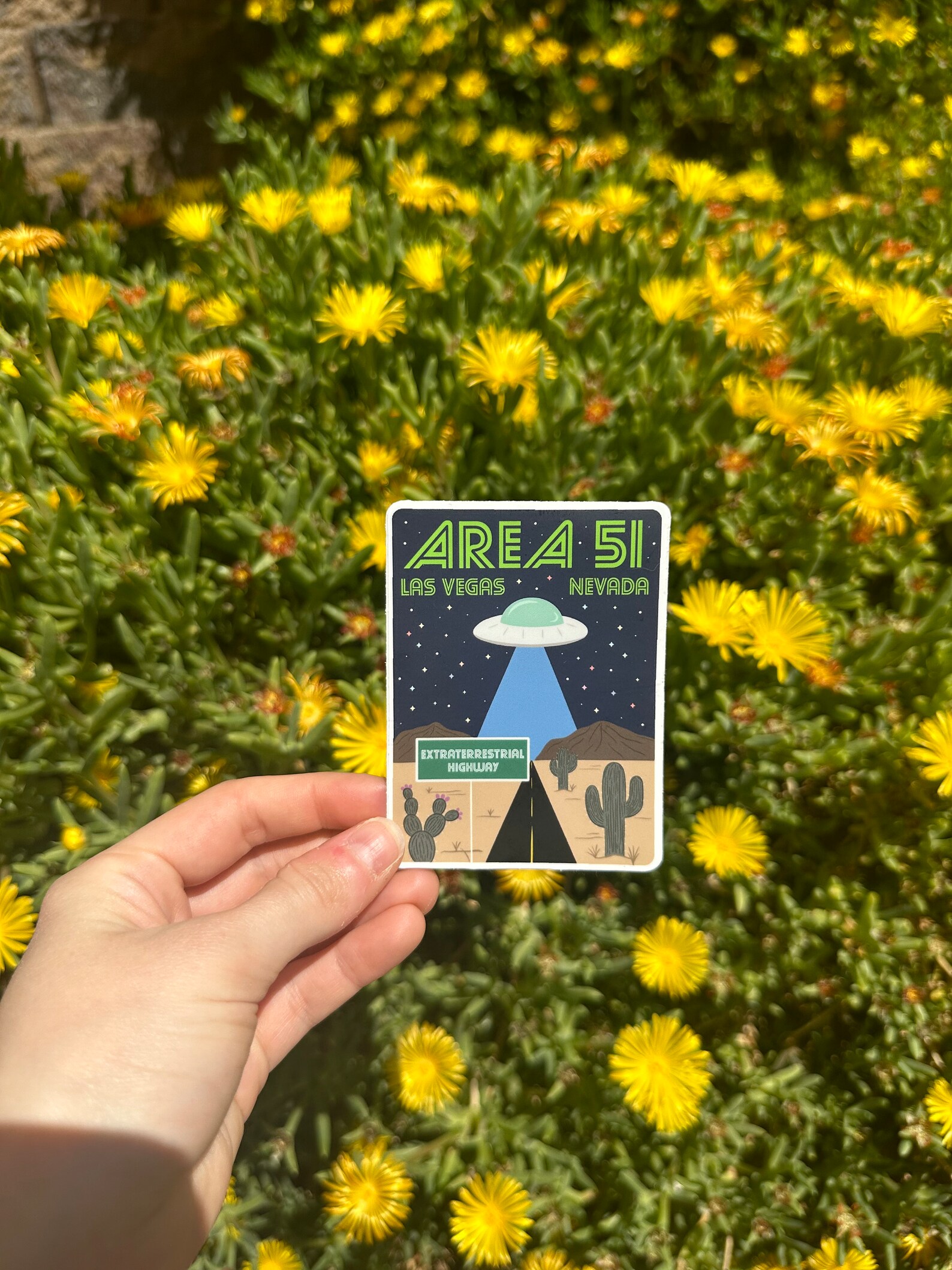 Area 51 Sticker Decal | Las Vegas Nevada | Extraterrestrial Highway 375 ...