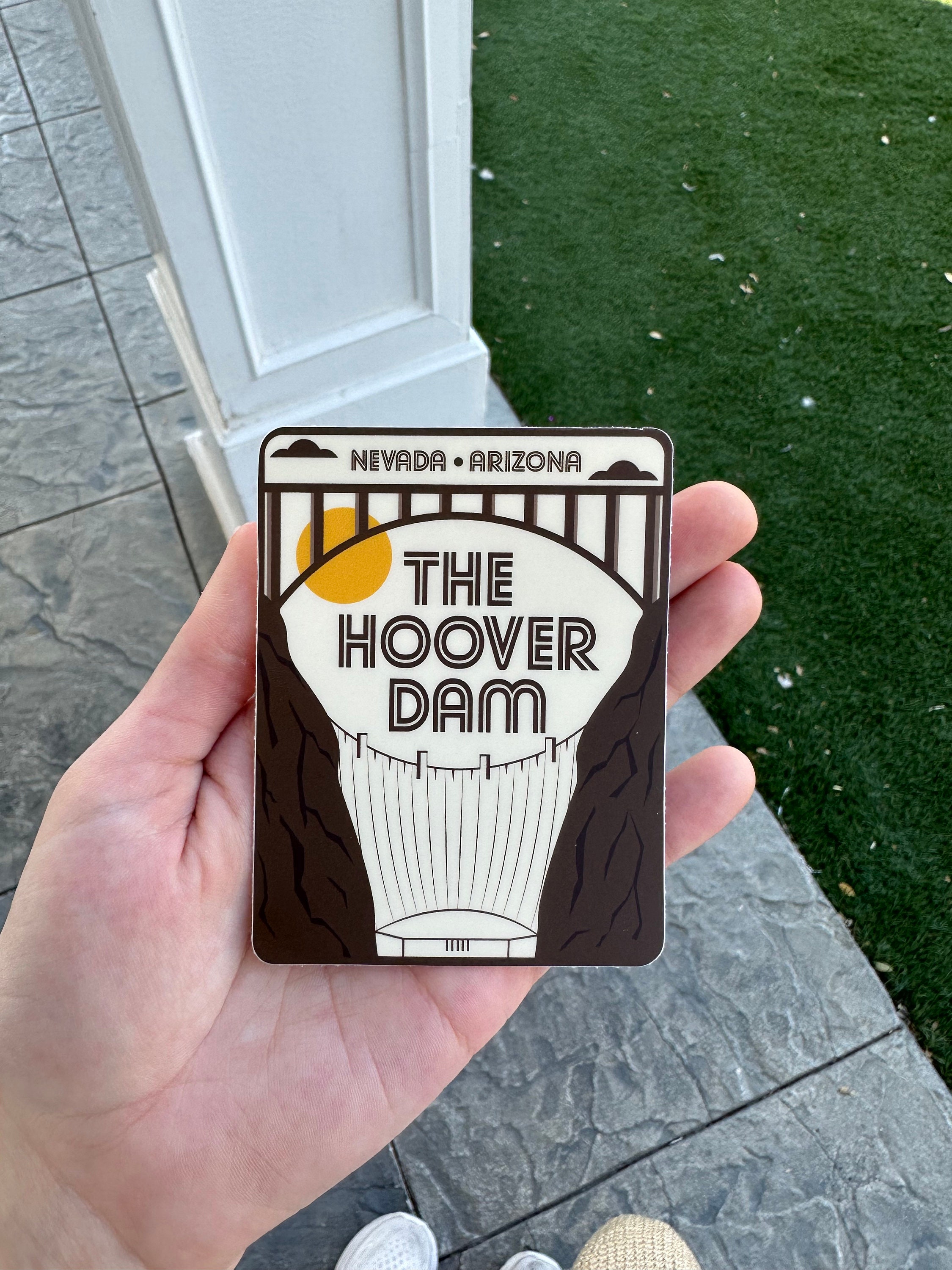 Hoover Dam Sticker Decal | Boulder City Nevada | Kingman Arizona ...