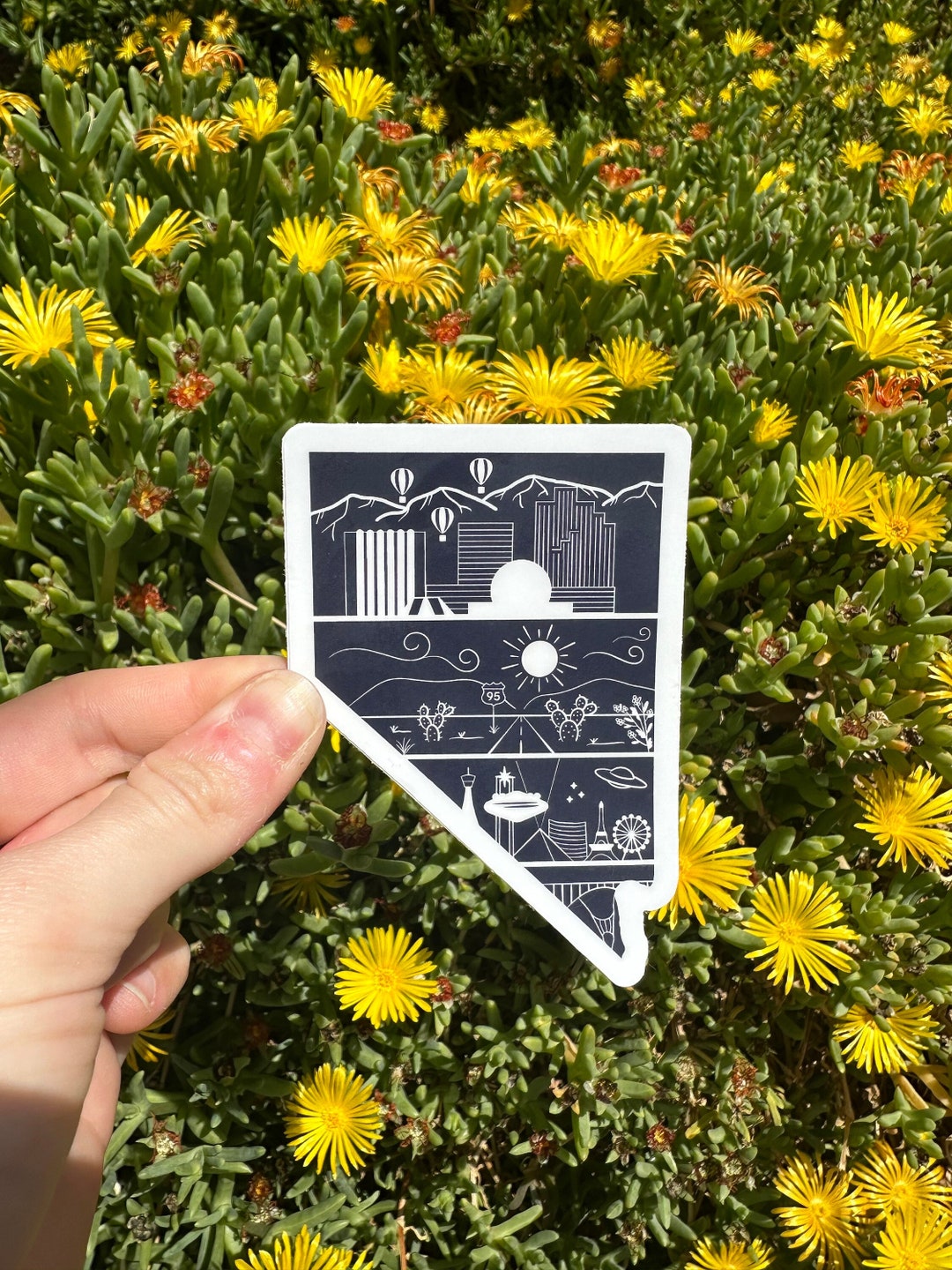 Divisions of Nevada Sticker Decal Hoover Dam, Las Vegas, Interstate 95 ...