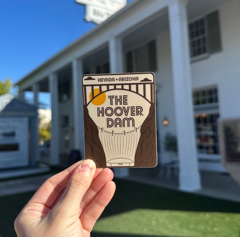 Hoover Dam Sticker Decal | Boulder City Nevada | Kingman Arizona ...