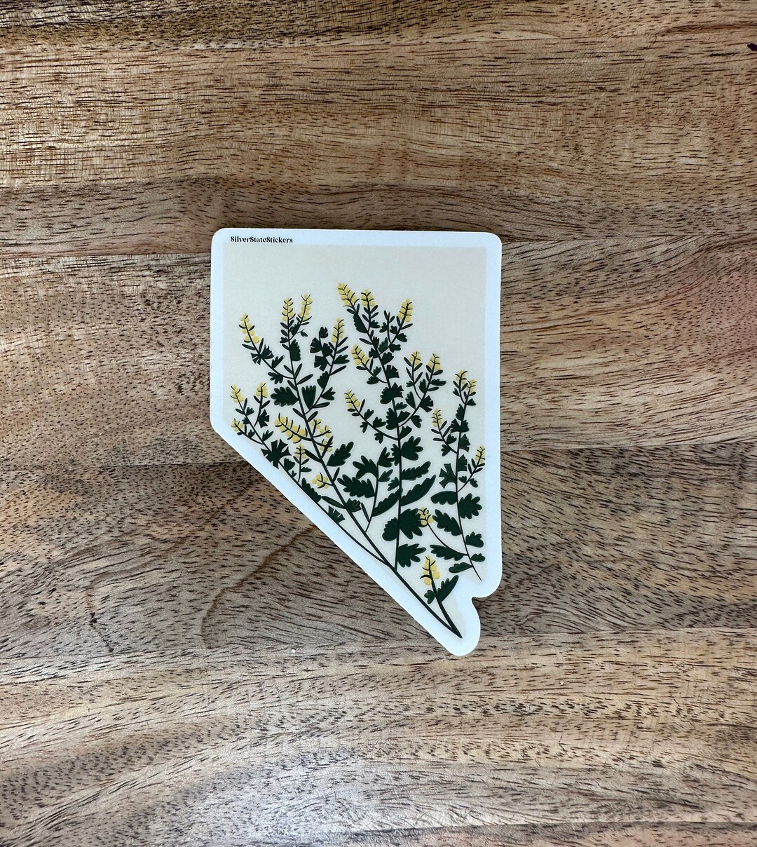 Nevada Sagebrush Vinyl Sticker Decal Nevada State Flower Botanical ...