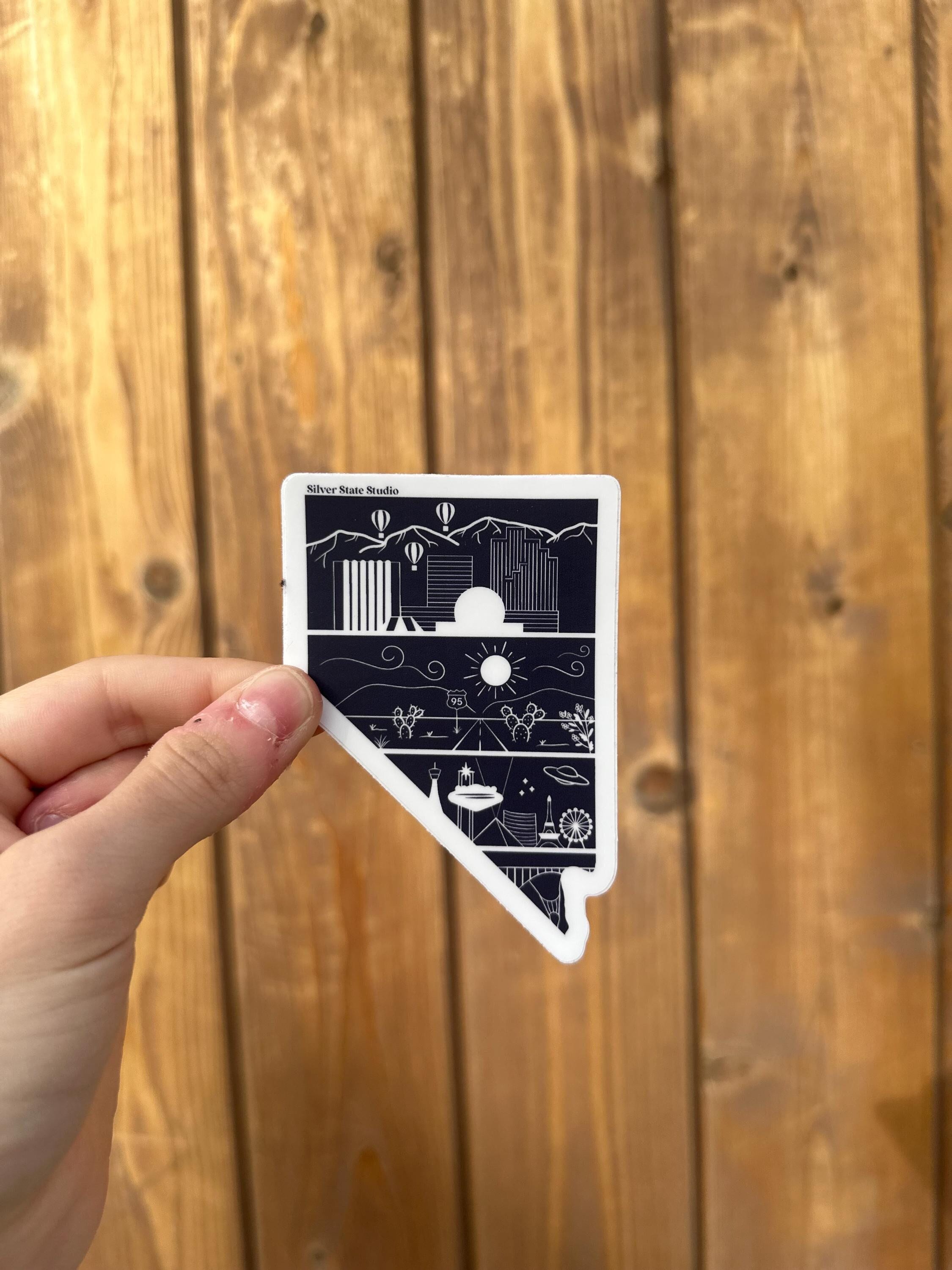 Layers of Nevada Sticker Decal | the Hoover Dam | Las Vegas ...