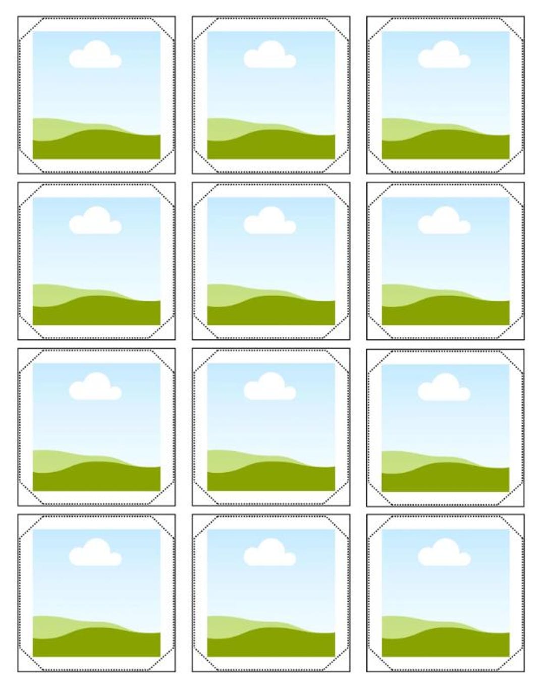 Fridge Magnet Template 2x2, 50mmx50mm Photo Collage Canva Template - Etsy