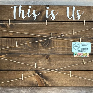 Personalized Wood Photo Board, Bulletin Board, Memo Board, Vision Board ...