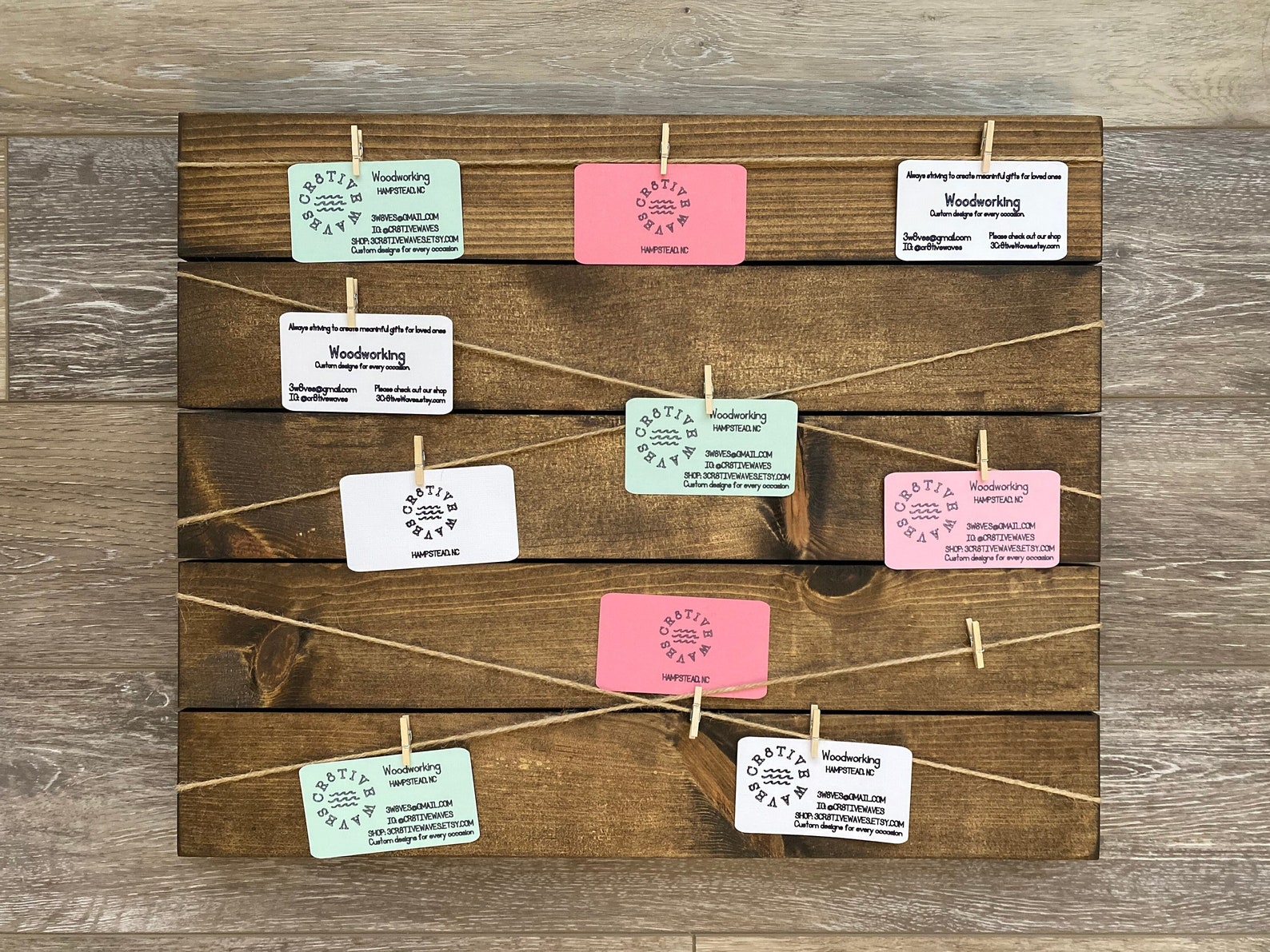 Personalized Wood Photo Board, Bulletin Board, Memo Board, Vision Board ...