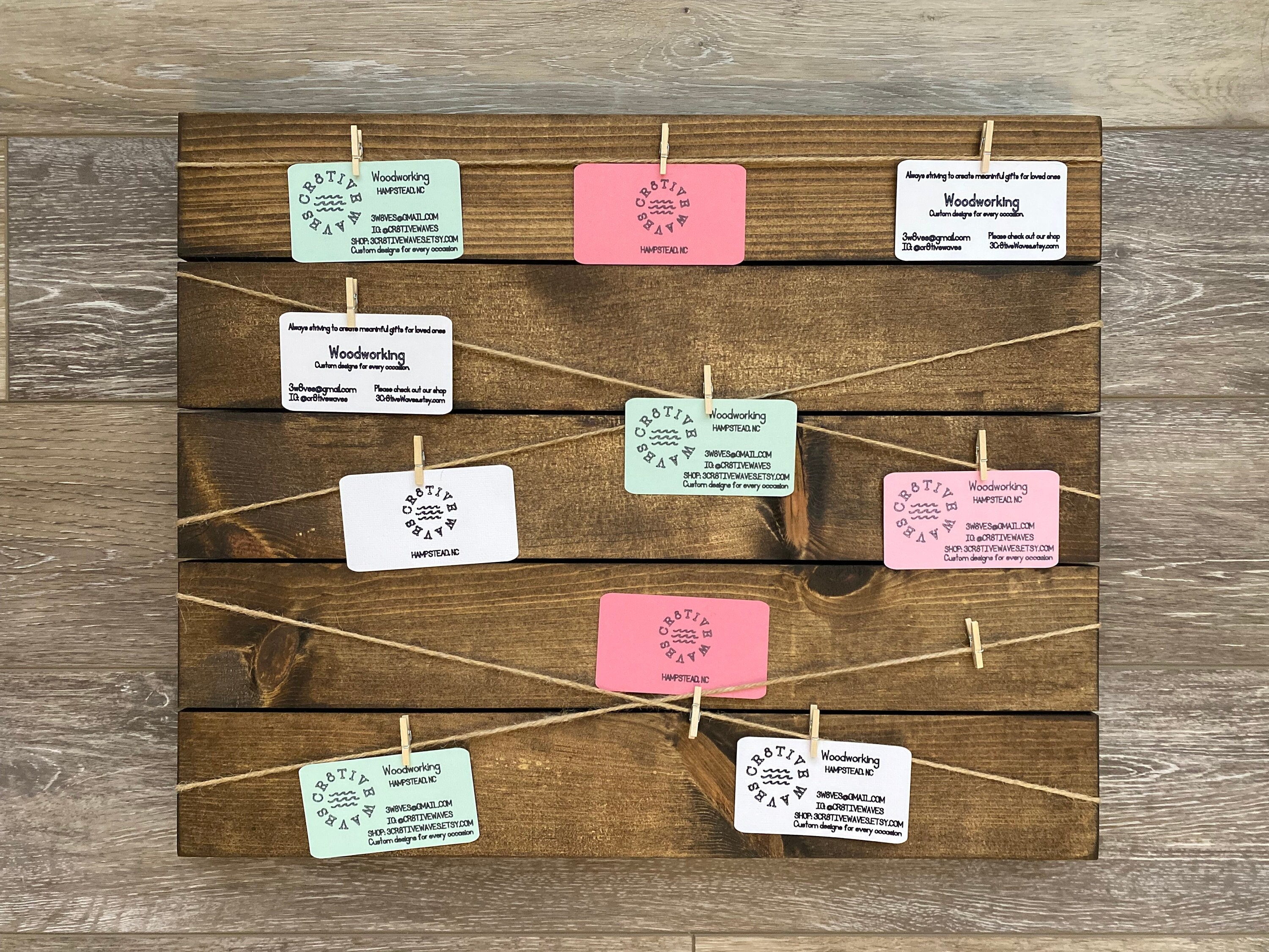 Personalized Wood Photo Board, Bulletin Board, Memo Board, Vision Board ...