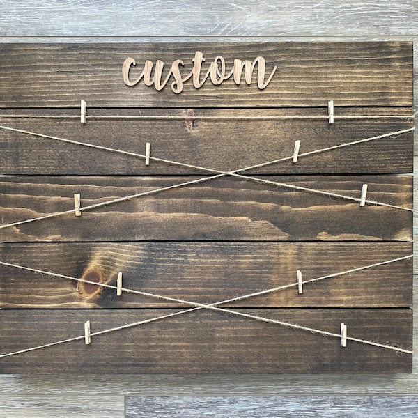 Clothespin Board - Etsy