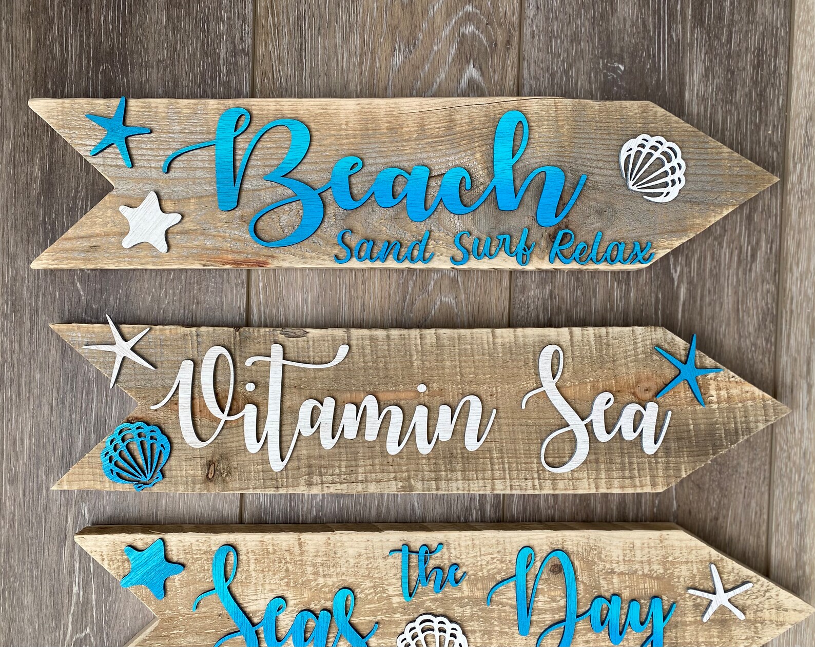 Beach Sign Beach Decor Custom Sign Arrow Sign Coastal Decor - Etsy