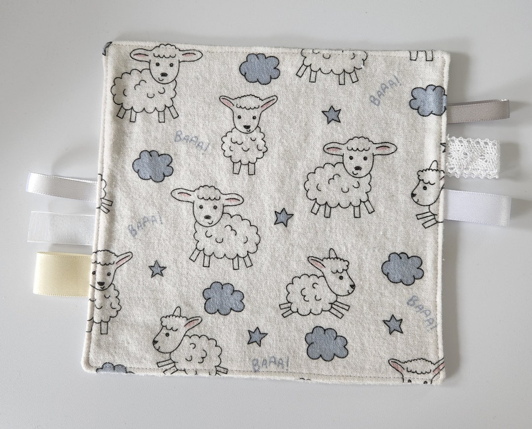 Koala Sensory Tag Toy, Minky & Satin Ribbon - Etsy