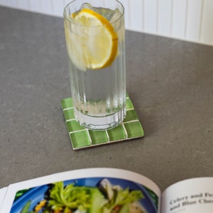 Handmade Glass Tile Coaster | Square Coaster | Birthday Gifts ...